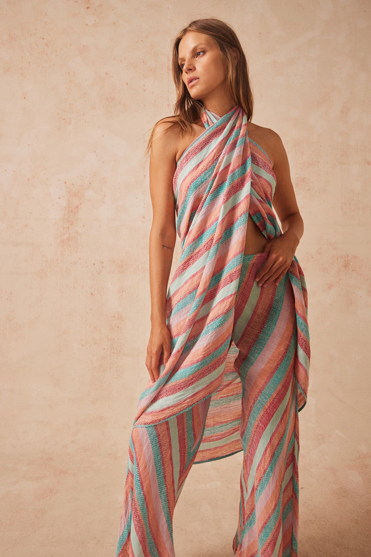 Indies Pareo - Paleta; woven Italian linen sarong; estilo emporio ...