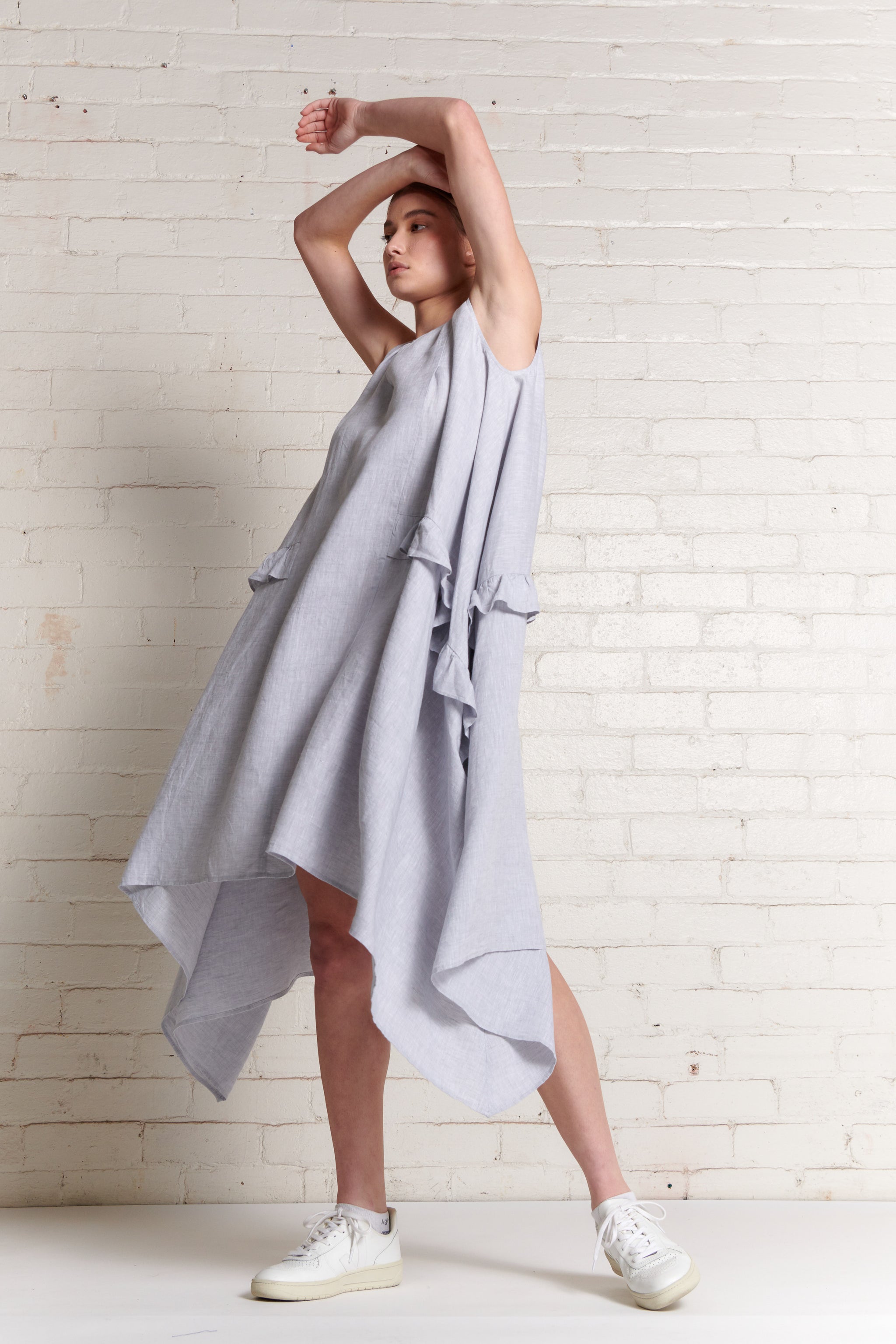 Tarla Dress - Pearl Blue