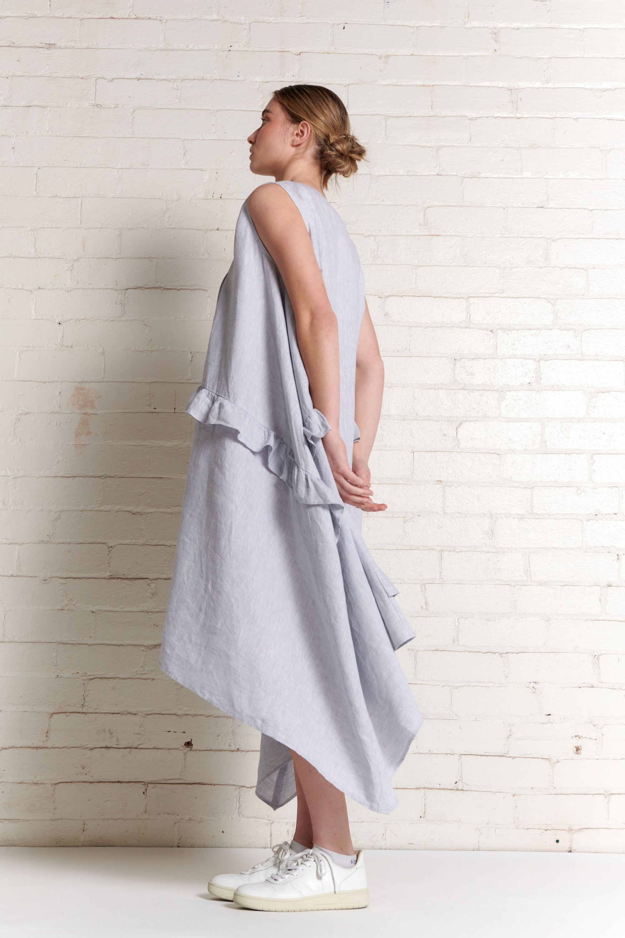 Tarla Dress - Pearl Blue
